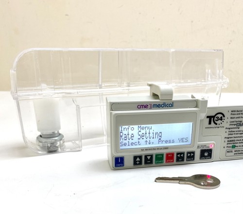 T34 SYRINGE PUMP DRIVER C M E MCKINLEY + LOCKBOX & KEY | eBay UK