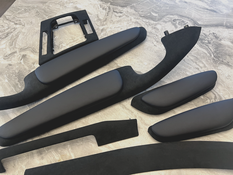 BMW E46 CABRIO Interior trim Set ALCANTARA + NAPPA DOOR ARMREST | eBay