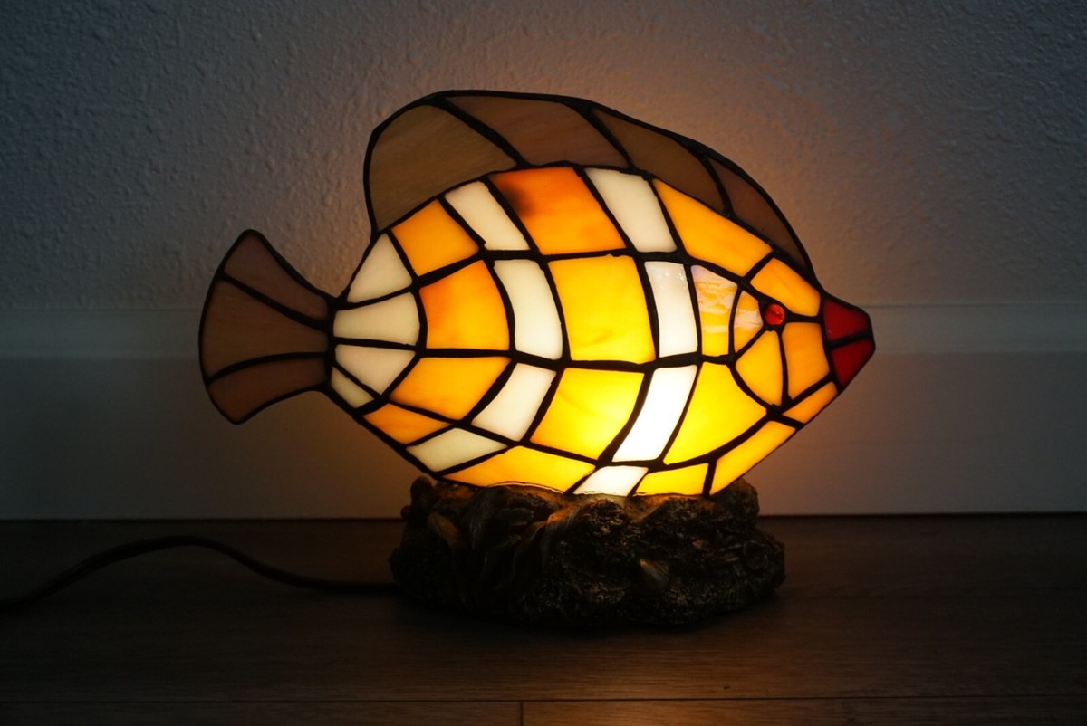 Stained Glass Fish Night Lights