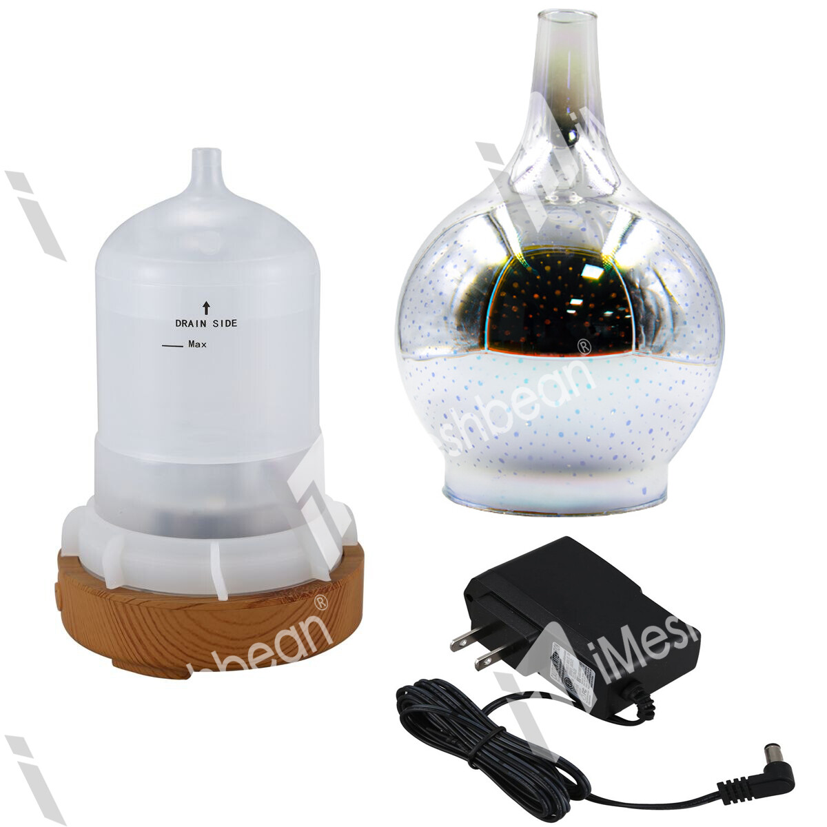 Ultrasonic Humidifier Cool Mist Diffuser Essential Oil Aroma Purifier ...