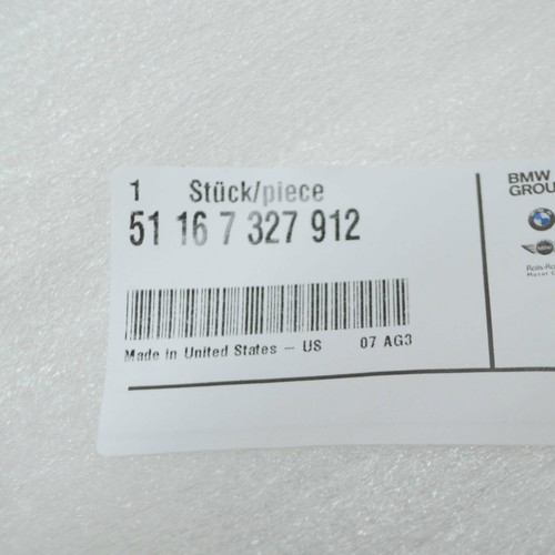 OEM BMW X3 F25 FRONT RIGHT OUTSIDE MIRROR SUPPORTING RING 51167327912 ...