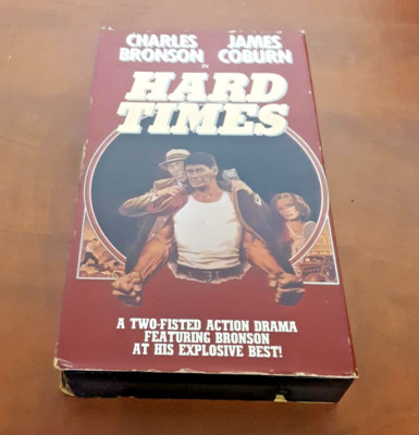 Hard Times VHS VCR Tape Used Charles Brunson James Coburn Action | eBay