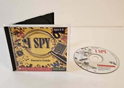 I Spy -- Brain-Busting Games for Kids PC CD-Rom 1997 Windows Children ...