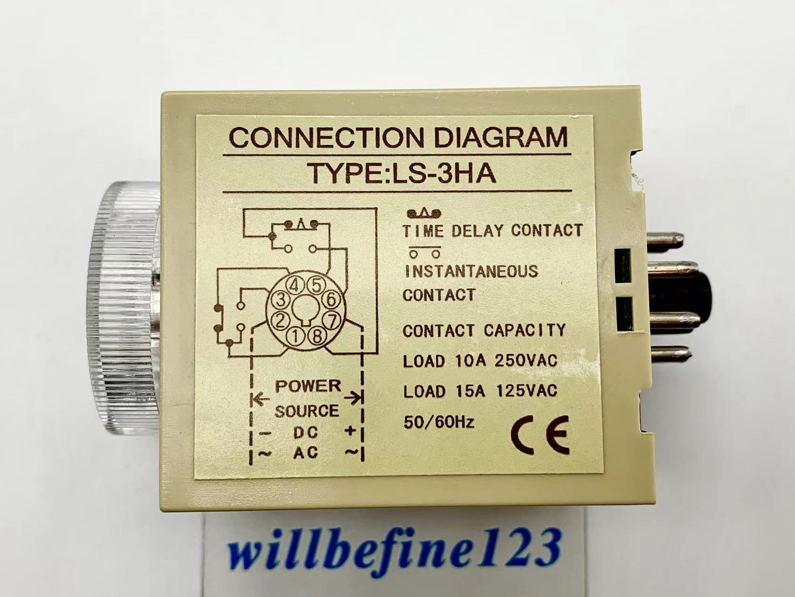 ORDER LS-3 LS-3HA 220V 3S 3SEC time relay chronograph Timer Relay | eBay