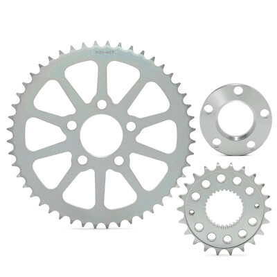 Front Rear Chain Sprocket Conversion Kit for Harley Softail Fatboy ...