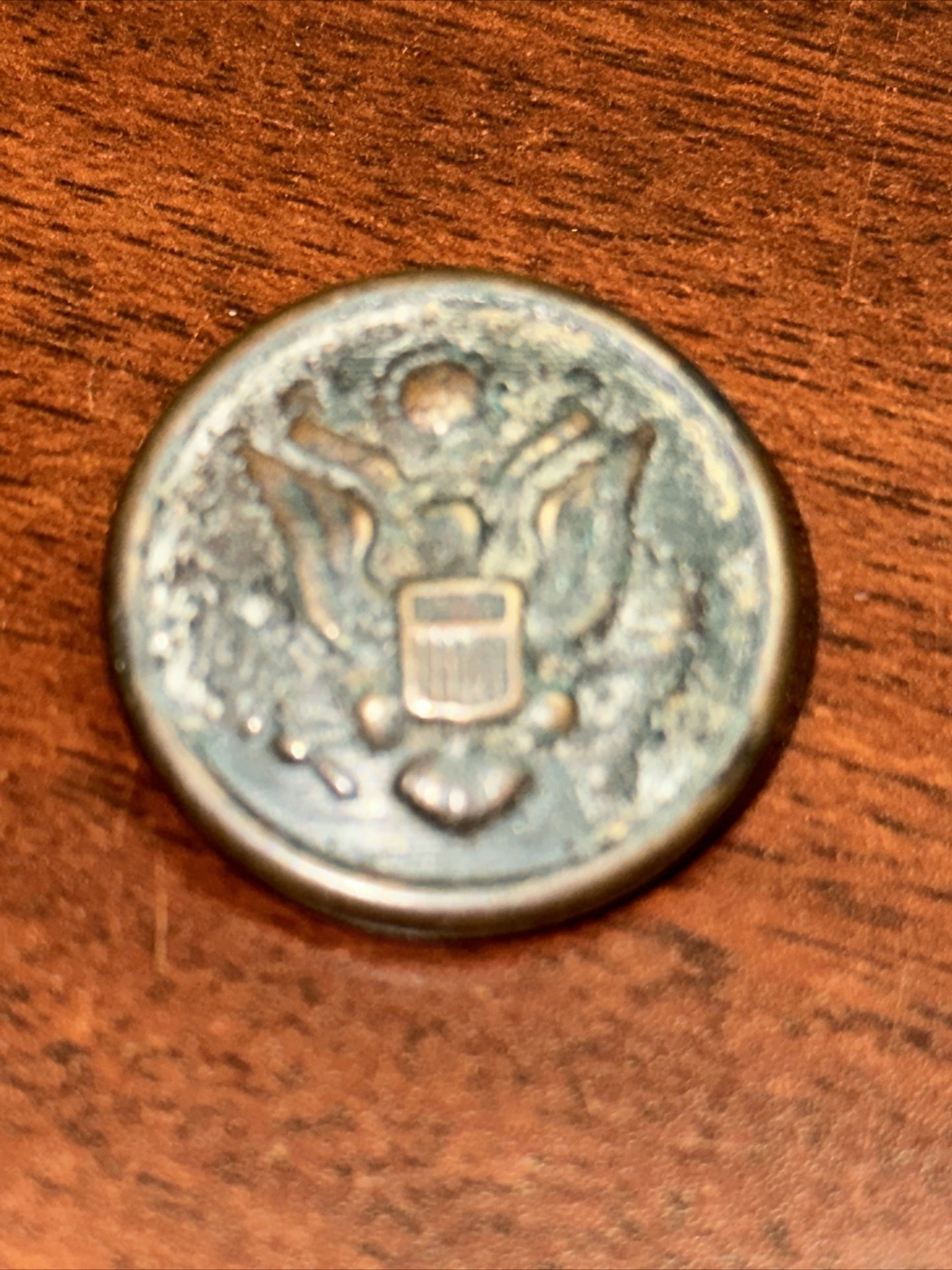 Vintage 1917 WWI Military Service Button City Button Works New York ...