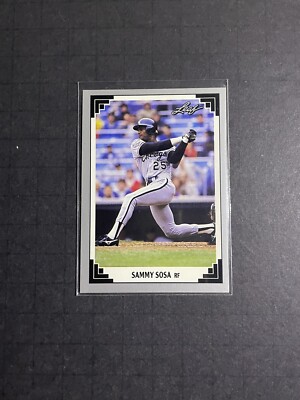 1991 Leaf Sammy Sosa Card #321 - Chicago White Sox | eBay