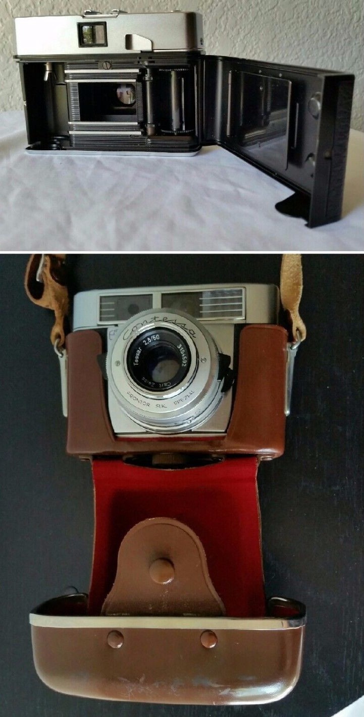 Untested Carl Zeiss Ikon Contessa Prontor SLK Spezial Tessar 50MM 2.8 ...