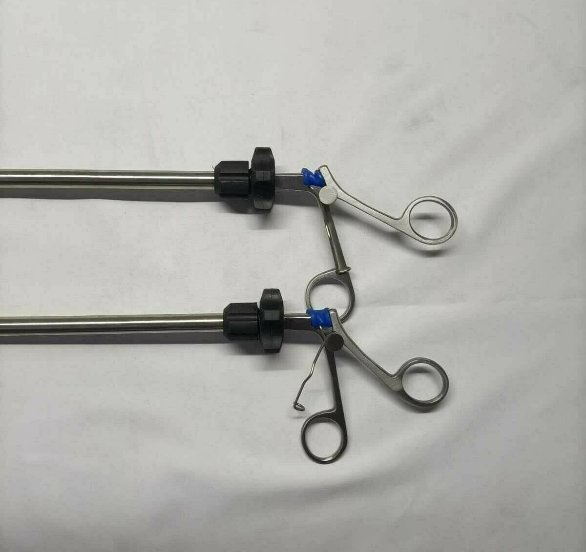 2pc Laparoscopic Gallbladder Extractor & Spoon Forceps 10mm Surgical ...