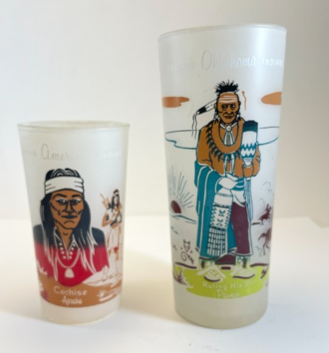 Vintage Famous Native American Drinking Glasses | eBay