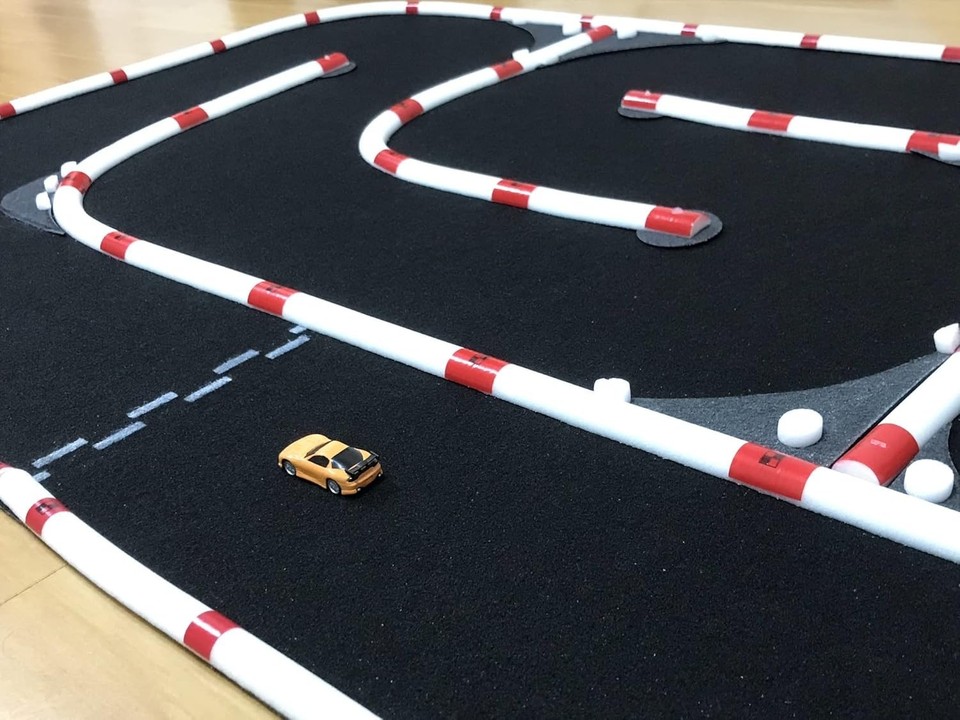 Mini Micro RC Car Race Track Turbo Racing SNT Micro Stadium FRT Japan ...