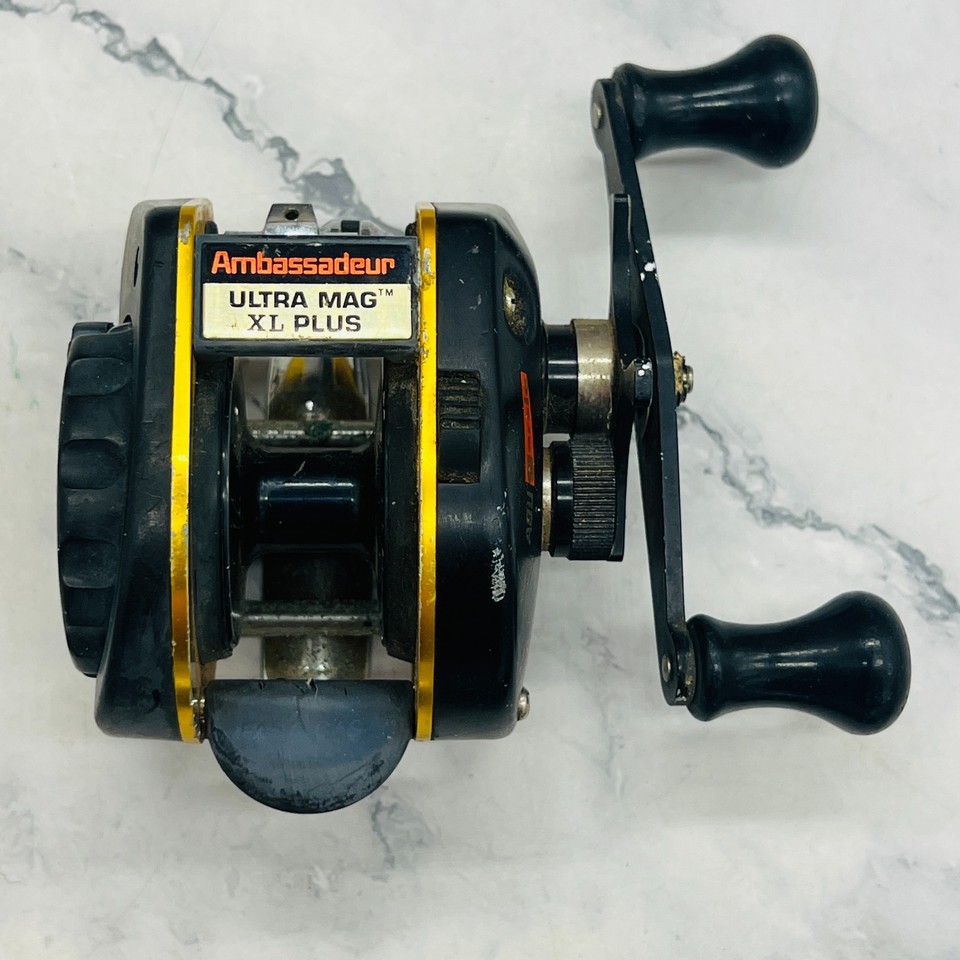 Abu Garcia Ambassadeur Ultra Mag XL Plus Fast Cast Reel Sweden PARTS ...