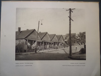 Colored Section Atlanta Georgia African American 1927 Edward Hoppe ...