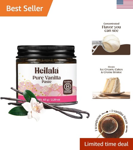 Pure Vanilla Bean Paste - Gourmet Baking Essential, 2.29 oz for ...