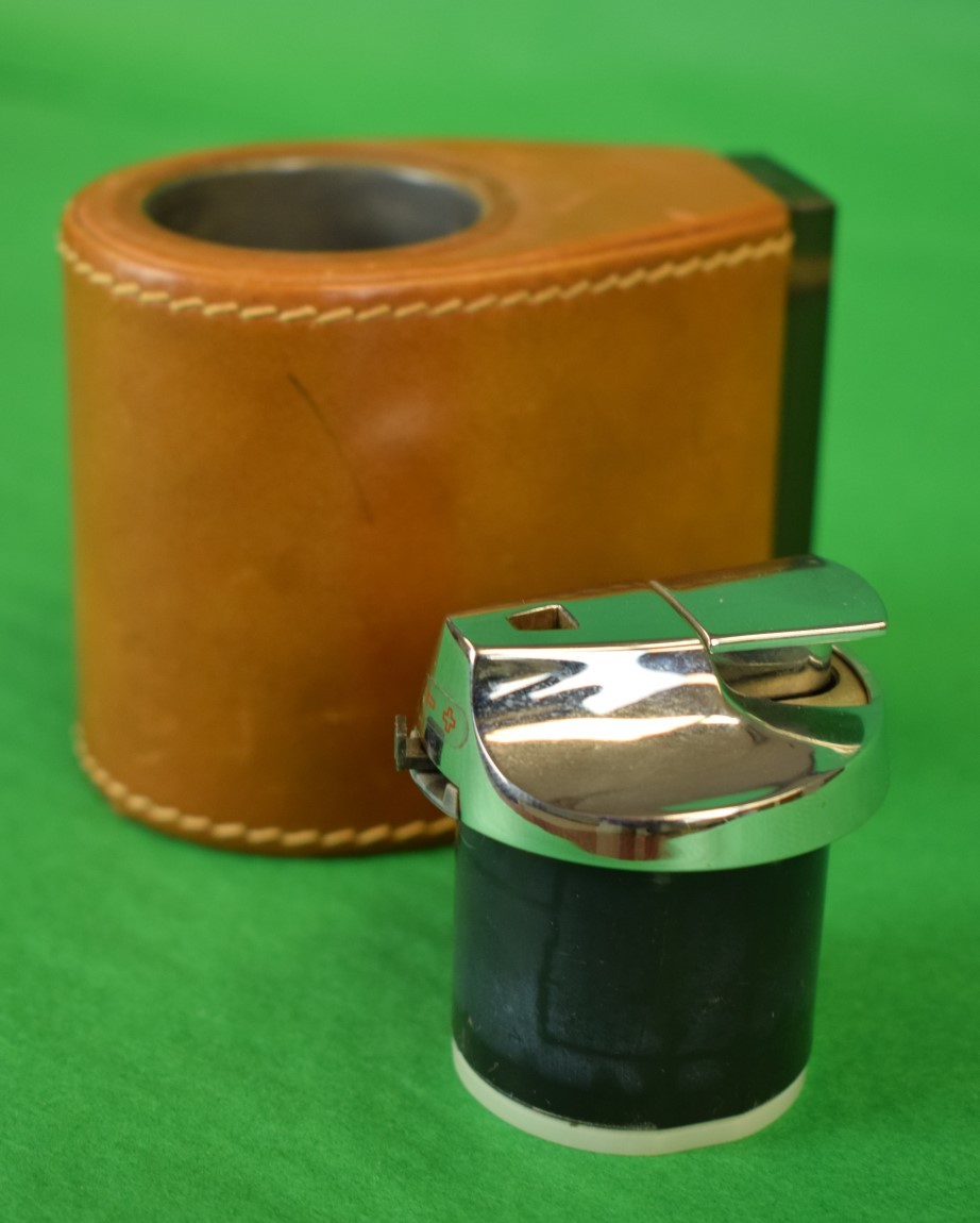 Mark Cross Italy Saddle Leather-Lined Ronson Lighter | eBay