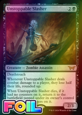 x1 Unstoppable Slasher DSK Duskmourn MTG 119 FOIL RARE M/NM 1x | eBay