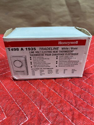 New Honeywell Line Voltage Electric Heat Thermostat T498A1935 | eBay