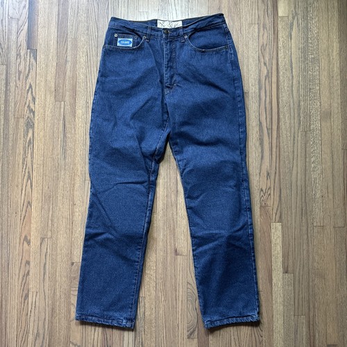 Vintage Giali Motorcycle Racing Denim Jeans Padded Pants Kanye West SZ ...