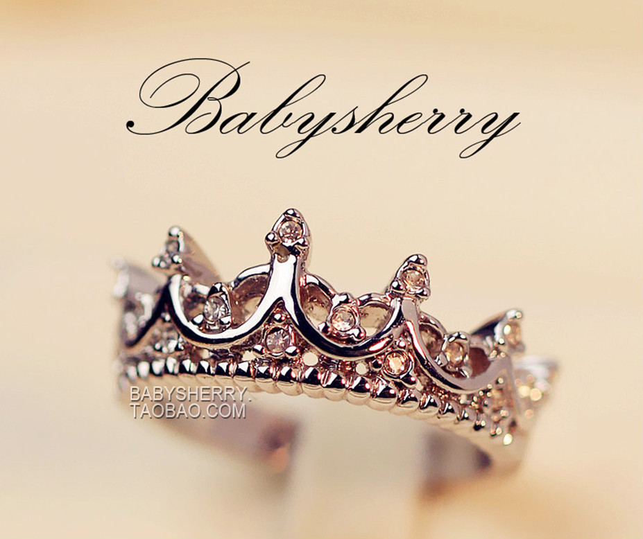 Silver Royal Crown Cubic Zirconia Wedding Engagement Party White Gold ...