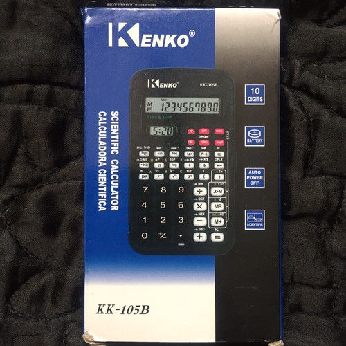 KENKO SCIENTIFIC CALCULATOR New In Box KK 105B Black 8945106515626| eBay
