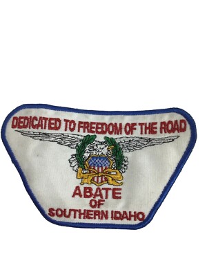 Abate of Southern Idaho Motorcycle Patch Dedicated to Freedom of the ...