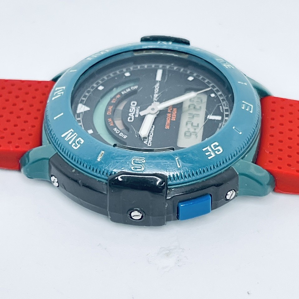 CASIO Overland Seymour Powell Design AW-900 Retro Vintage Digital Watch ...