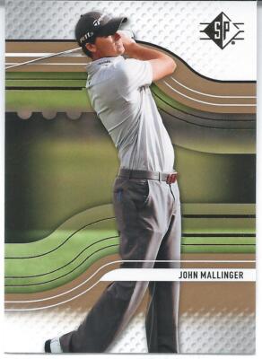 2012 Upper Deck SP Golf JOHN MALLINGER PGA Masters Tournament US Open ...