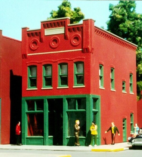 Smalltown USA 699-6003 HO Scale City Buildings Jessica's Salon Building ...