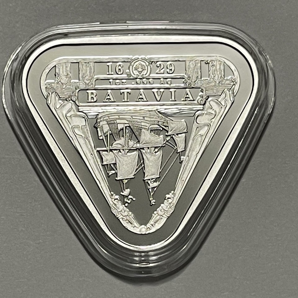 Batavia Ship 1629 Shipwreck Triangle Rare Coin 1 Troy Oz .999 Fine ...