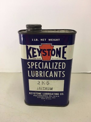 Vintage Keystone Specialized Lubricants Oil Can 1 Pound Metal Can | eBay