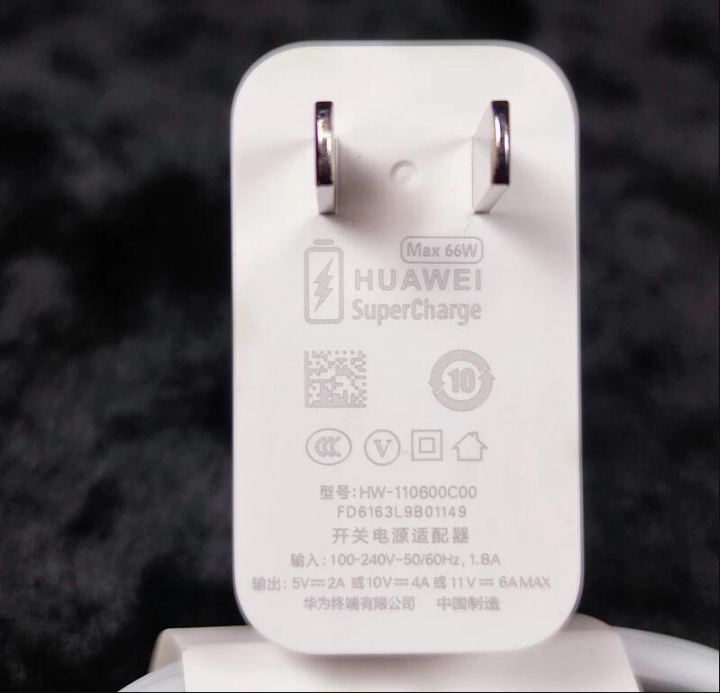 Huawei SuperCharge 66W Max Wall Charger Adapter 6A Type C Cable for ...