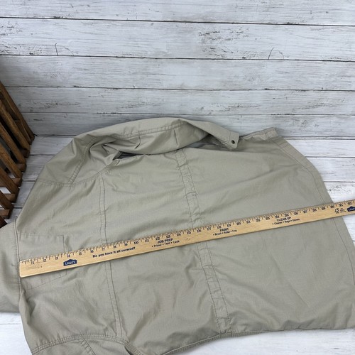 Carhartt Jacket Women’s Medium Beige Zip Up Rip Stop Utility Pocket ...
