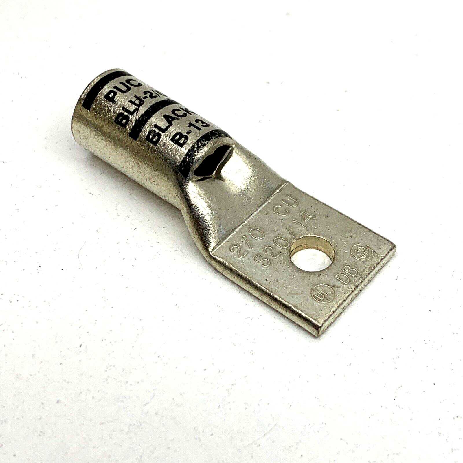 (3-Pack) Penn-Union BLU-2/0S-20 Copper Compression Terminal Lug 2/0 STR ...