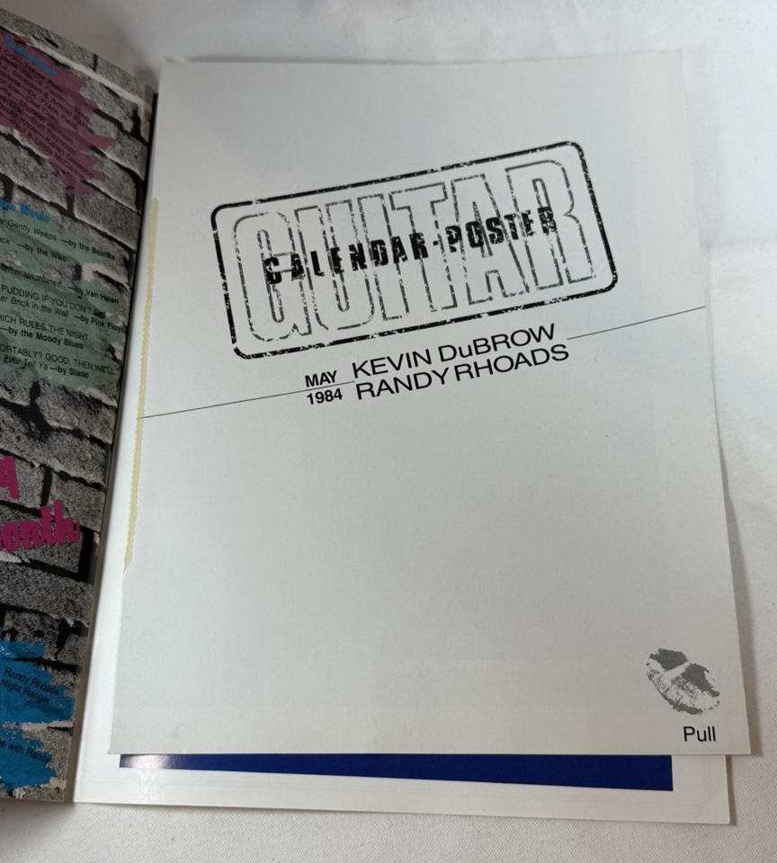 Eddie Van Halen Guitar For The Practicing Musician Magazine May 1984 w ...