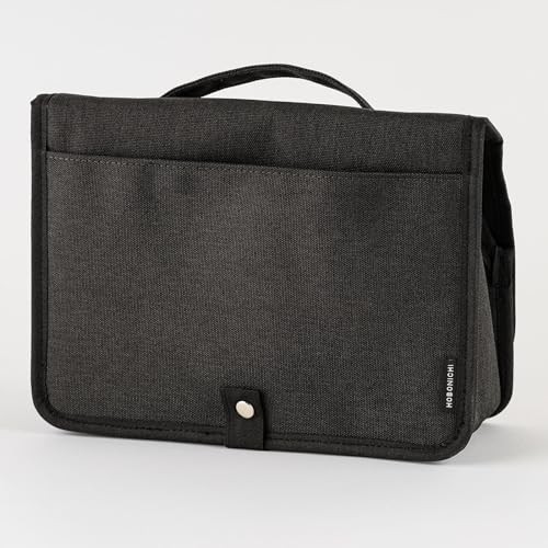 Hobonichi stappo Desk Organizer Pouch Black Self-Standing Bag Japan New ...