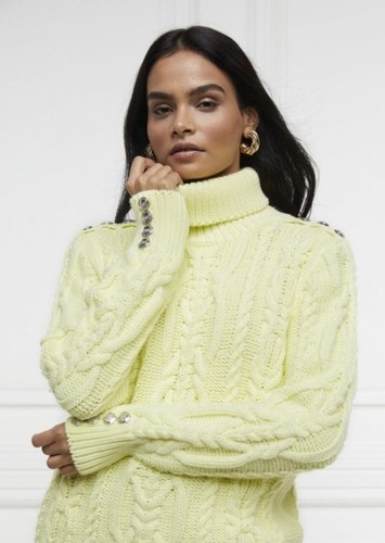 Holland Cooper Deep Lemon Roll Neck Jumper. Size S (10-12?) | eBay UK