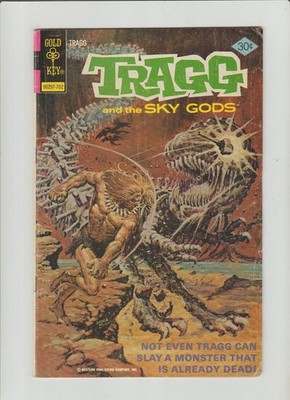 TRAGG and the SKY GODS #8 Gold Key Comics 1977 VG condition Cavemen vs ...