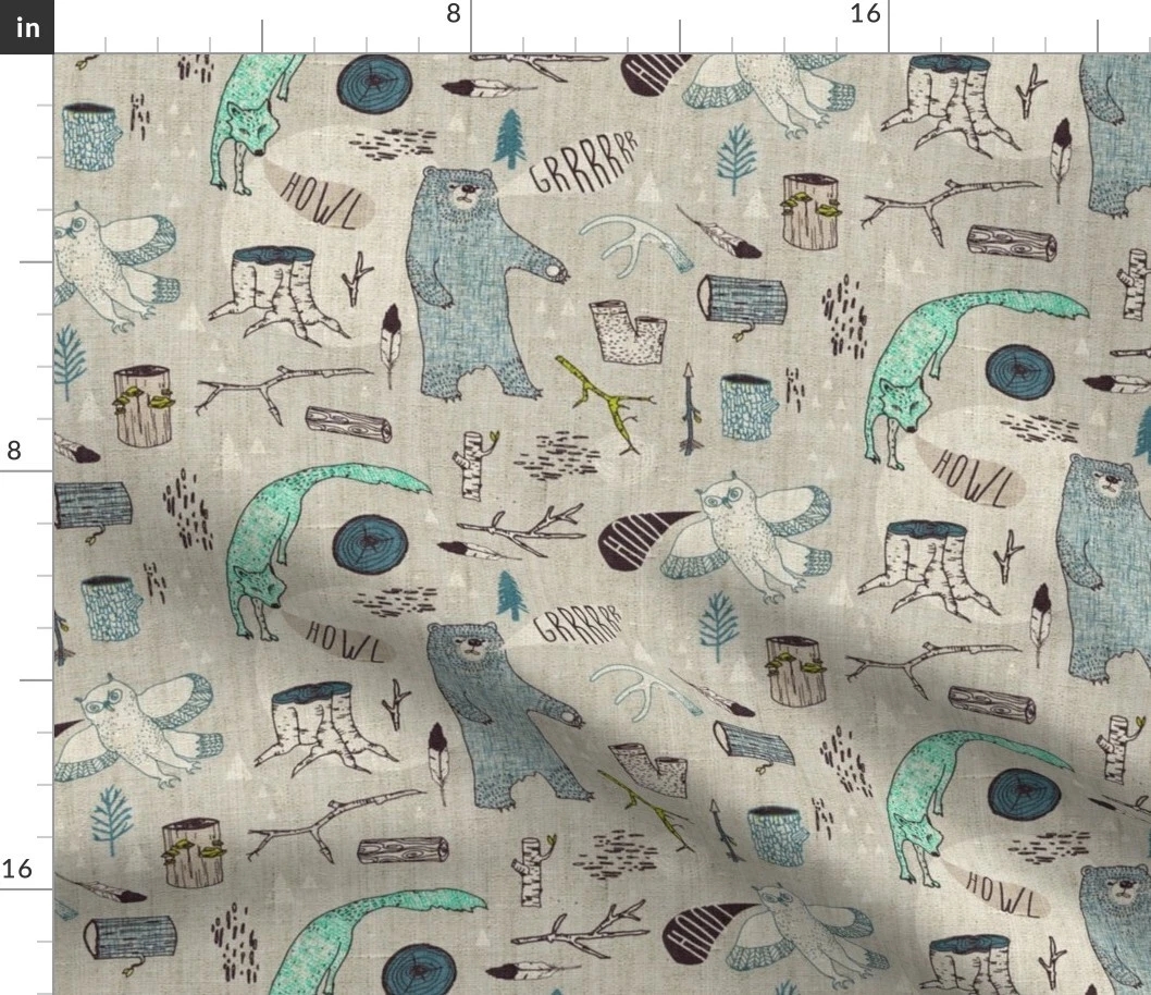Rustic Fabric Prints