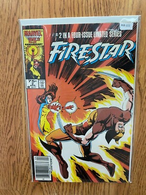 Firestar #2 1986 Newsstand Mini-Series High Grade 8.0 Marvel Comic Book ...