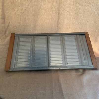 Vintage Sliding Metal Window Screen | eBay
