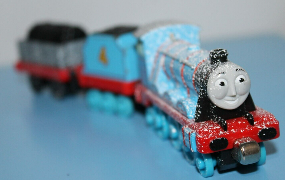 GORDON SNOWY SPECIAL ! THOMAS & FRIENDS TAKE N PLAY ALONG DIECAST TRAIN ...
