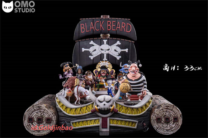 OMO Studio One Piece Blackbeard Pirates Vasco Shot Resin Model Doc Q In ...