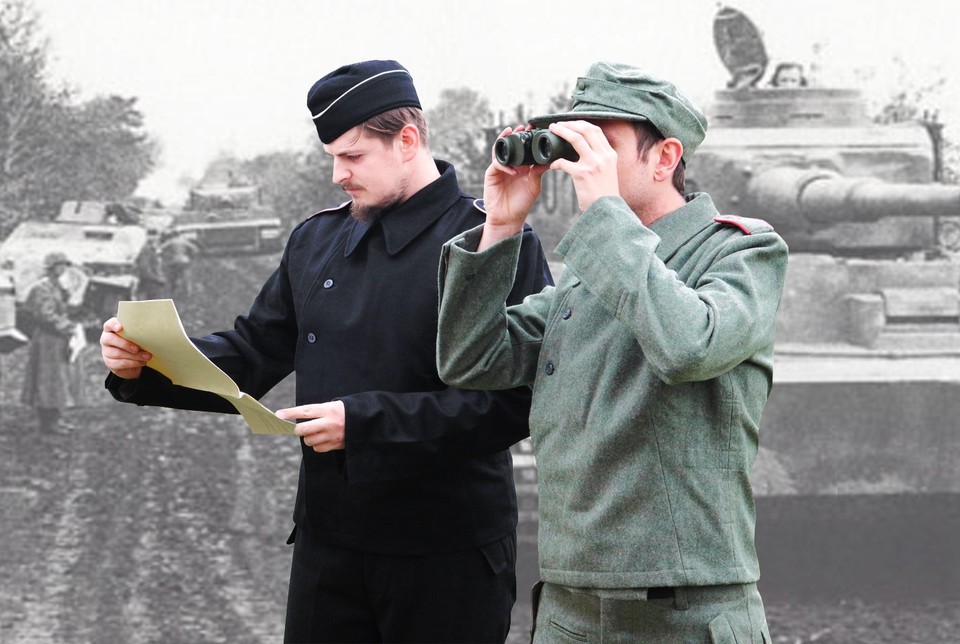 German Field Grey Army Panzer Wrap - WW2 Repro Heer Uniform All Sizes ...