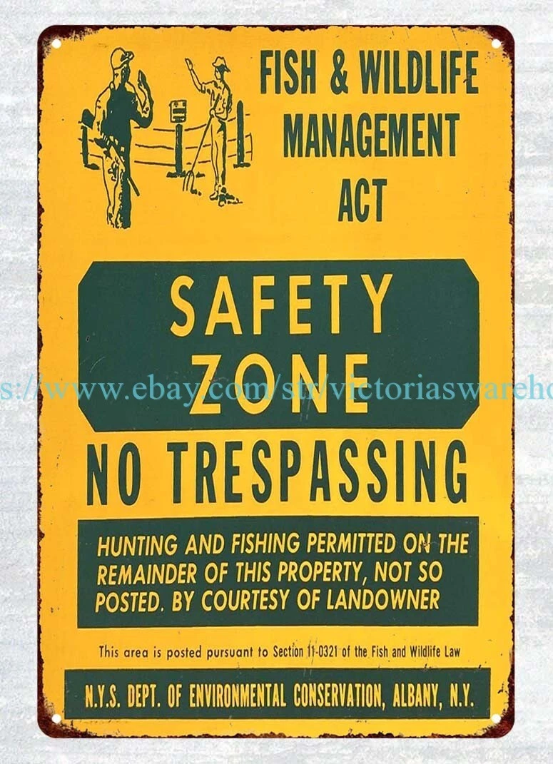 Safety Zone Signs
