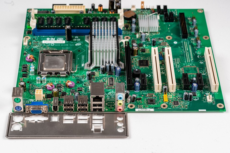 Retro Windows XP Gaming Motherboard ATX Intel Core 2 DDR2 w/Driver Disk ...