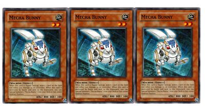 Yugioh- 3X Mecha Bunny - Common - Unlimited - TDGS-EN027 - Near Mint | eBay