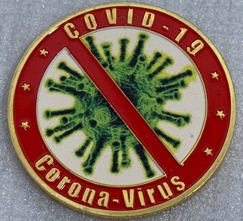 * 2020 Pandemic Challenge Coin COV!D Gold Trim in Airtight Capsule | eBay