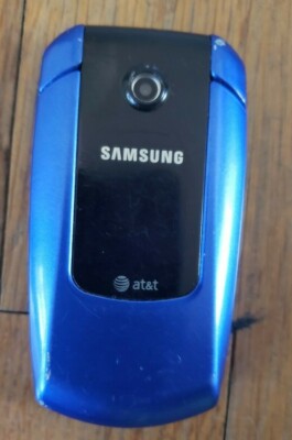 Samsung SGH-A167 AT&T Cellular Flip Phone Blue Untested | eBay