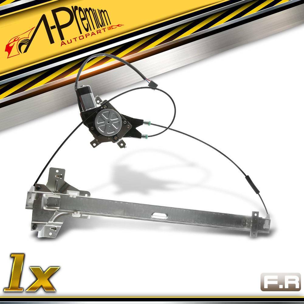 A-Premium Front Window Regulator W/Motor for Ford E150 E250 Econoline ...