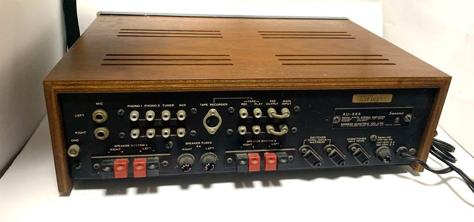 Sansui AU-666 Integrated Amplifier Vintage Hi-Fi Tested w/ Circuit ...